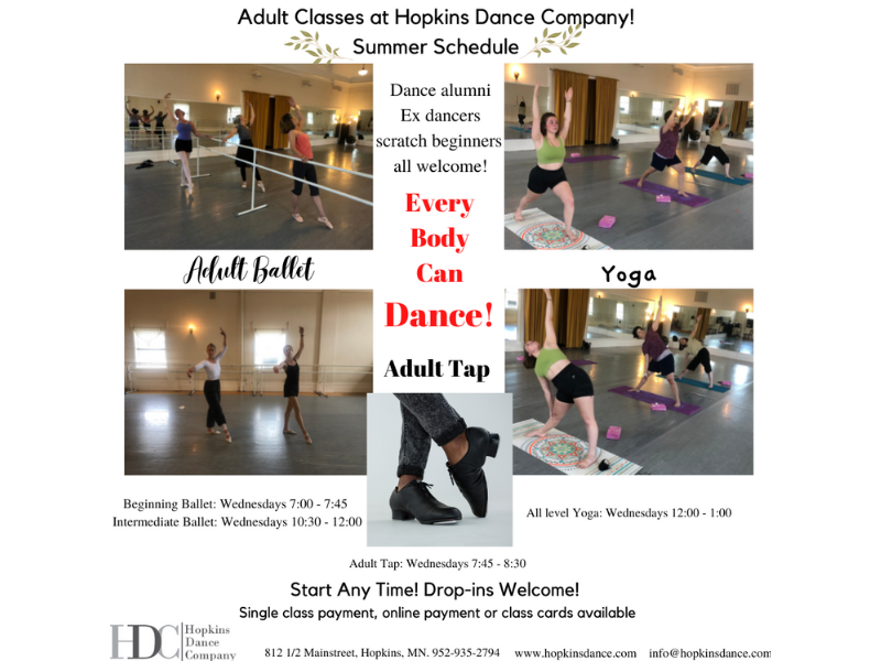 Adult Classes at Hopkins Dance Company : DanceMN